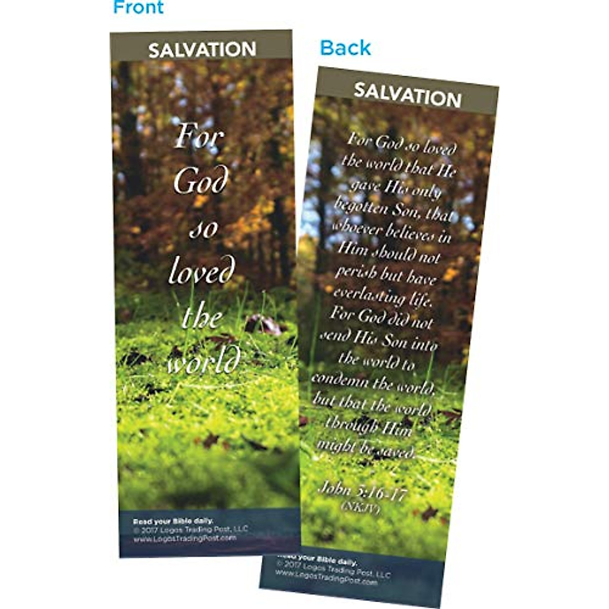 Bookmark Scripture Cards - Pack of 100 Variety Bible Memory Verse Cards | Popular, Encouraging Verses with Full Color Graphics | Useful Handouts for Faith Building, Sunday School, or Daily Life