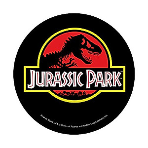 Jurassic Park Classic Original Logo PopSockets PopGrip: Swappable Grip for Phones & Tablets