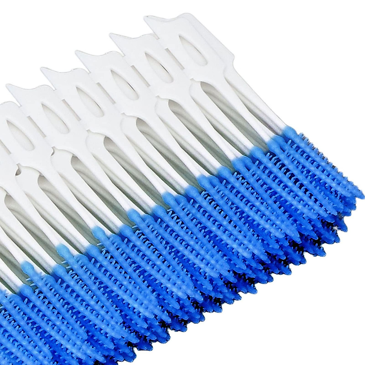 160pcs Interdental Brush Soft Dental Floss Toothpicks for Oral Care Adults Children(Blue)