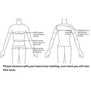 Ayurvastram BIBAA Pure Cotton Shirt Tunic Top Kurti Blouse; White: Sz 10