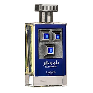 Lattafa Blue Sapphire Eau De Parfum Spray for Unisex, 3.4 Ounce