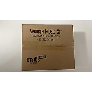 Stoie’s International Wooden Music Set - Toddler Musical Instruments for Kids Ages 5-9 Montessori Baby Musical Instruments for Toddlers 3-5 Kids Musical Instruments Toys Music