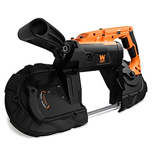 WEN Portable Band Saw for Metal, 10-Amp, Variable Speed, Handheld (94396)