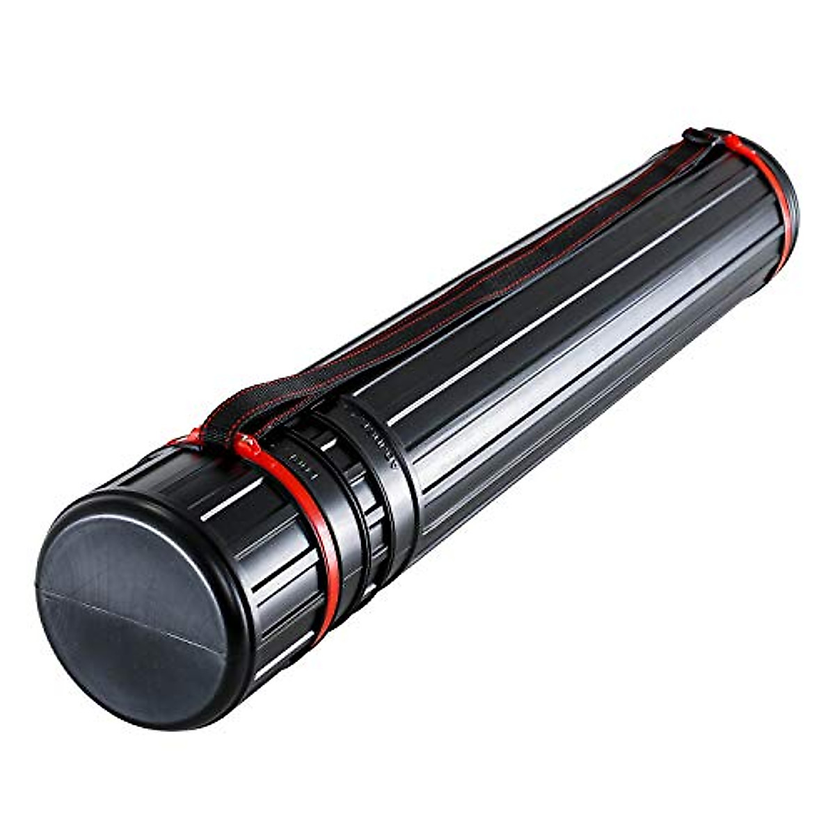 US Art Supply Large Black Telescoping Drafting Tube: Diameter: 4-7/8 inch OD, 4-1/2" ID, Length: 30-1/4 to 47-3/4 inches