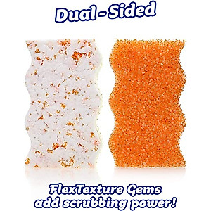 Scrub Daddy Eraser Sponge, Dual-Sided Melamine Scrubber, Temperature Controlled, All Purpose Cleaning, 2ct