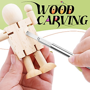 JETMORE 16 Pcs Craft Knife, 3 Pcs Exacto Knife with 13 Pcs SK5 Steel Sharp Blades, Professional Hobby Knife Perfect for Modeling, Carving, Precision knife for Arts & Crafts, Art Knife Exacting Knife