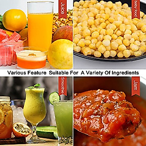 La Reveuse Smoothies Blender Personal Size 300 Watts with 18 oz BPA-Free Portable Travel Sports Bottle (Silver)