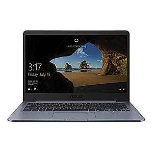 ASUS Thin & Light 14” LED Intel N3060 Celeron 4GB RAM 64GB eMMC Win 10 Notebook