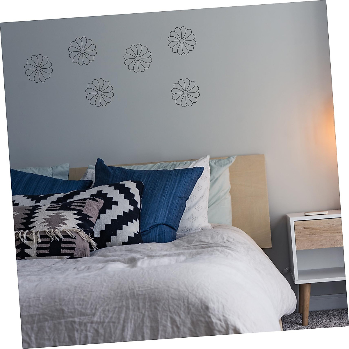 TEHAUX 8pcs Patchwork Template Wire Crimping Tool Acrylic Sewing Ruler Patchwork Stencil Template Wire Crimper Tool Painting Flower Template Embroidery Template Grip Plastic Quilting