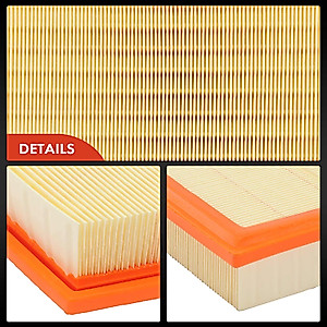 A-Premium Engine Air Filter Compatible with BMW F10 E84 E89 528i, 528i xDrive, X1, Z4, 2011-2016, 2.0L 3.0L, Flexible Panel, Replace# 13717582908