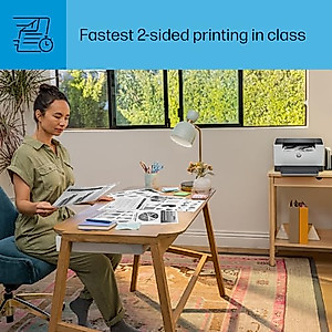 HP LaserJet M209d Laser Printer, Black and White, Automatic Duplex, USB Connection Only (Cable Included), Ideal in Home Office (8J9L0F)