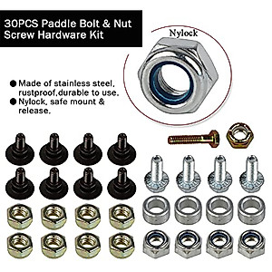 HUZTL 99-9313 Snowblower Paddles 55-8760 Scraper with 66-7460 Primer Hardware Kit for Toro Snow Blower CCR2000 CCR2450 CCR3000 CCR3650 CCR3600 Snowthrower