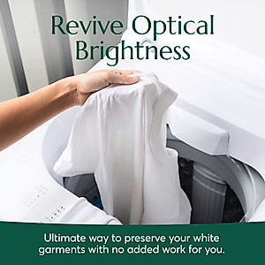 Cleanomic - Oxy Laundry Booster Tablets (White) - Oxy Cleaner Laundry Stain Remover, Color Safe Bleach, Laundry Whitener Brightener (25 Count)