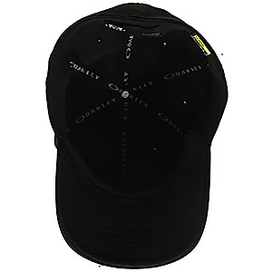 Oakley mens Tincan Cap Hat, Black/Carbon Fiber, Large-X-Large US