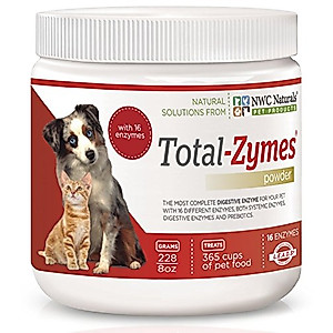 NWC Naturals - Total-Zymes- Digestive Enzymes for Dogs and Cats - Treats 365 Cups of Pet Food