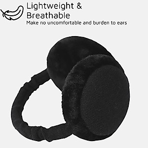 Premium Earmuffs for Women Winter Foldable & Adjustable Ear Warmers Thermal Ear Covers
