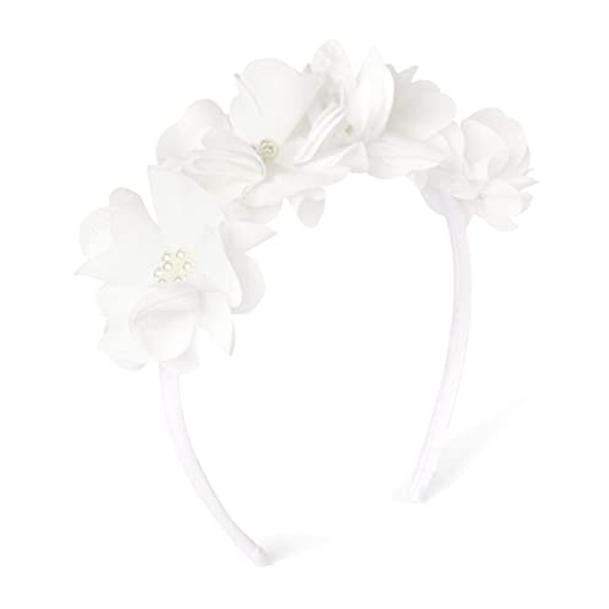 Gymboree,And Toddler Holiday and Special Occasion Hair Accessories,White Headband,One Size