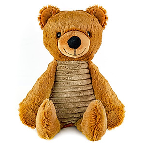 Giftable World Safari Pet Plush Toy with Squeaker (Bear, Rhino, Elephant)