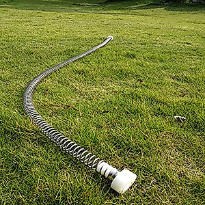 CRESTWALKER Heavy Duty Stainless Steel 6 3/8 ft Zipline Spring Brake Fits Cable up to 1/2" for Kids Backyard Zip Line Braking System