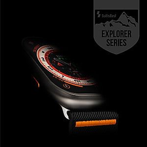 Suitisbest Sport Band for Apple Watch Ultra 2/Apple Watch Ultra Band 49mm 45mm 44mm 42mm for Men, Nylon Solo Loop Wide Replacement Strap for iWatch Series Ultra 8 7 6 5 4 3 SE