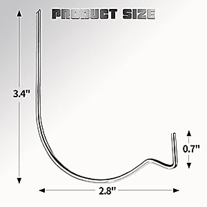 30 Pcs Wall Picture Hangers Without Nails - PinCute Hercules Hooks for Hanging Picture, Planters, Clocks and More, Stainless Steel