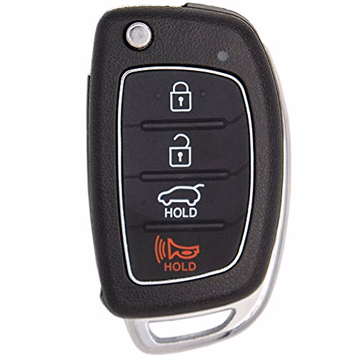 Keyless2Go Replacement for Keyless Entry Remote Head Flip Car Key Fob for Hyundai Santa Fe TQ8-RKE-3F04 95430-4Z100