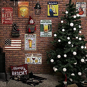 I Myself Am Strange and Unusual Witchy Decor Wall Art Prints Gothic Home Poster Beetlejuice Print Novelty Tin Metal Sign Plaque Bar Pub Retro 8inx12in, Retro Tin Signs