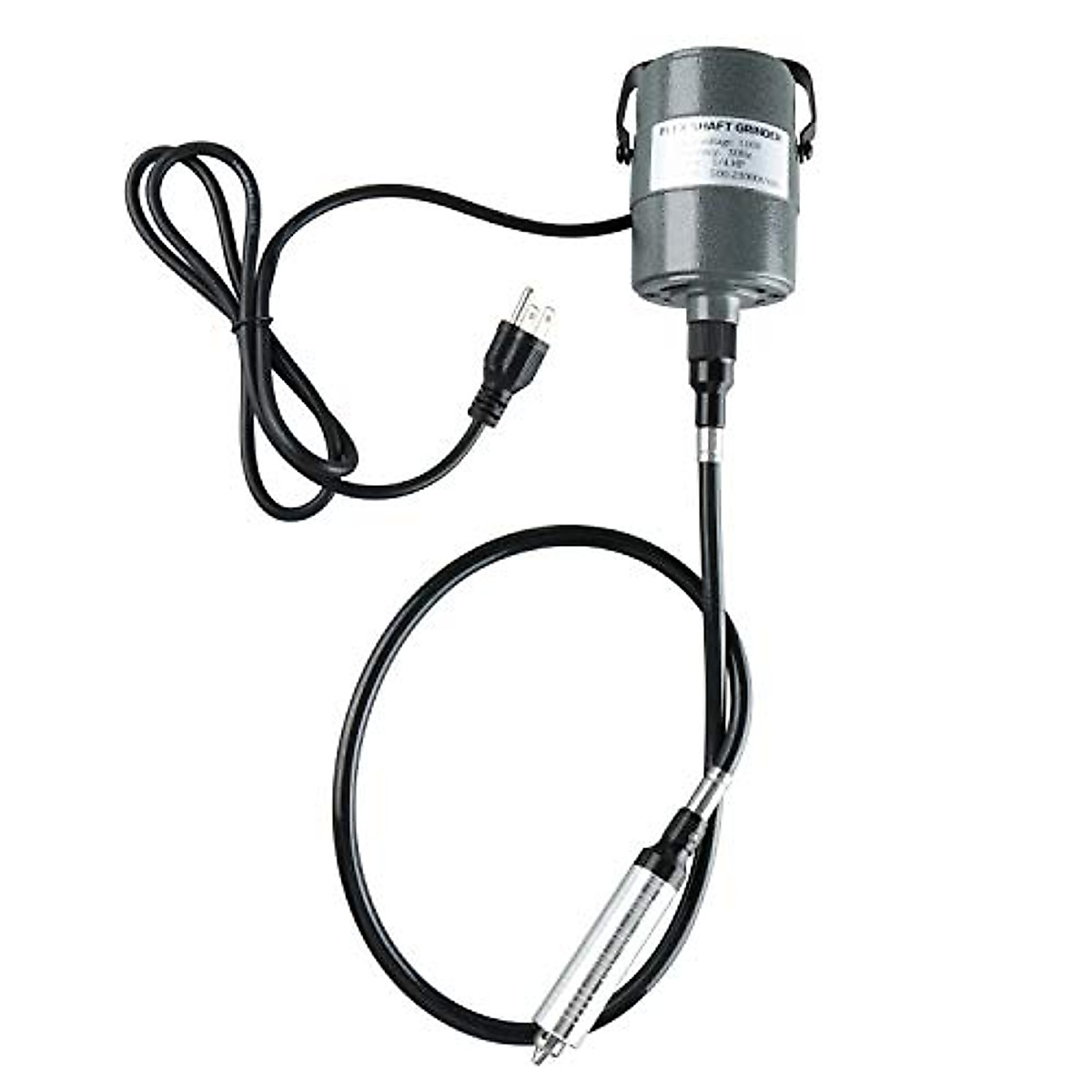 1/4"HP Rotary Tool Flex Shaft Carver Electric Hanging Grinding Machine, Foot Pedal Control, 110V 380W Power, Multi-function Tools for Carving, Buffing (380W)