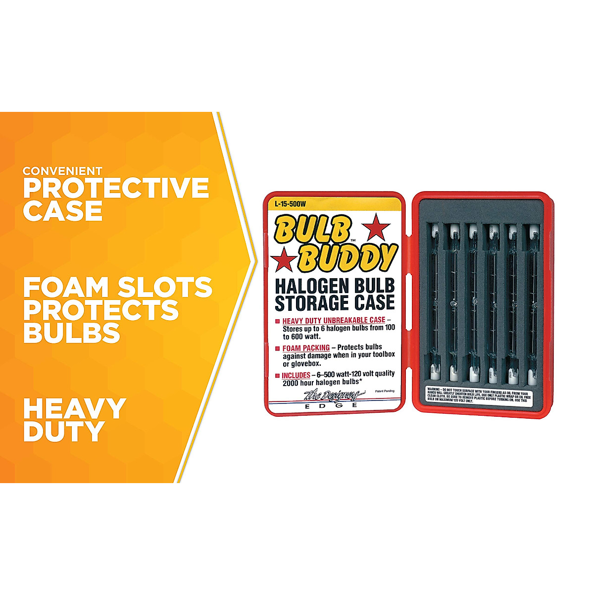 Woods L15 L15SW 500 Watt Quartz Halogen Replacement Bulbs, 6 Pack, 6 Count (Pack of 1), Multi