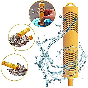 Joepoe SPA Mineral Stick Parts,Mineral Sticks for Hot Tub with 4 Months Lifetime Filter Cartridge Universal for Hot Tub&Pool (Yellow,3-Pack)
