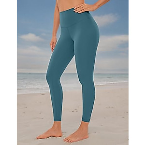 CRZ YOGA High Waisted Buttery Soft Lounge Legging 25 inches Petrol Blue Medium