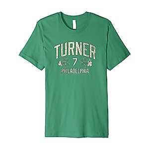 Trea Turner Philadelphia Baseball St. Patrick's Clover MLBPA Premium T-Shirt