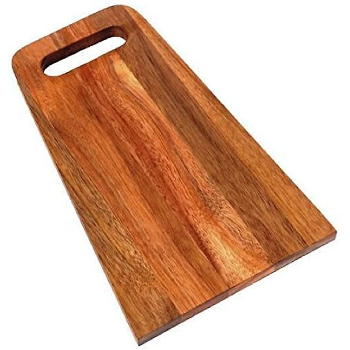 Cutting Acacia Wood Board/Charcuterie/Serving/Chopping/Cheese Board- Premium Reversible Durable wood with Carry Handle for better grip, Light Weight. (13.8"x 8.26")