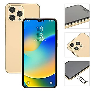 ariarly Smartphone Unlocked Smartphone 6.1in HD Screen 3G Network Mobile Phone for Android 10 2GB RAM + 32GB ROM Dual SIM Phone 4000mAh Large Battery (US Plug)