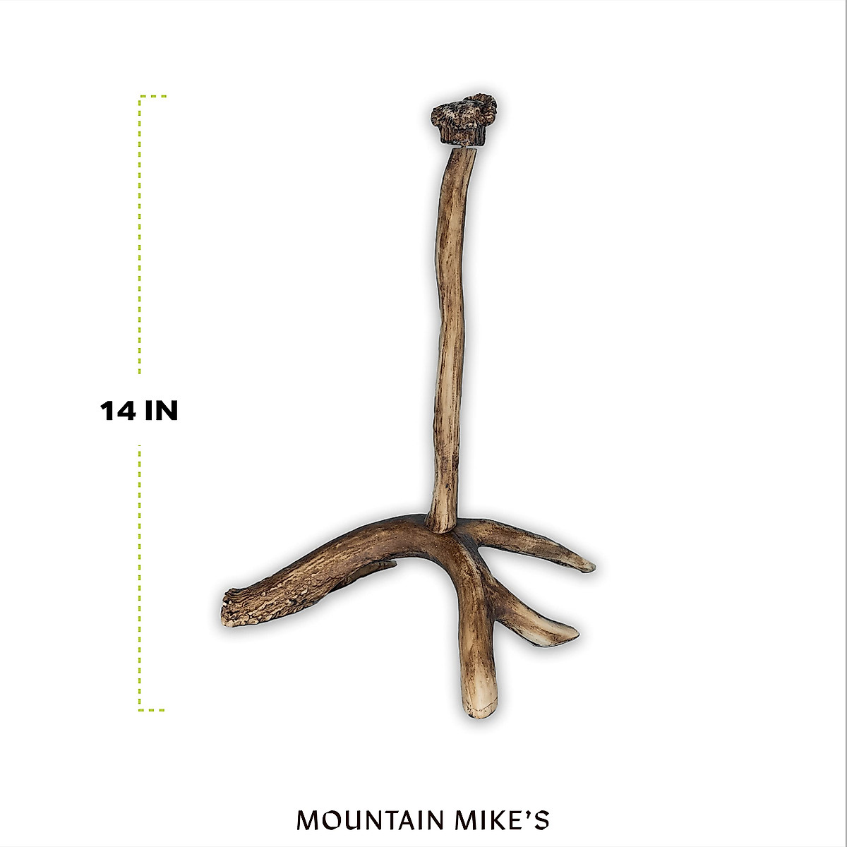 Mountain Mikes - Antler Paper Towel Holder- Decor Inspired by The Great Outdoors - Durable Replicated Deer Antlers - Easy Installation - Fits Traditional Paper Towel Rolls