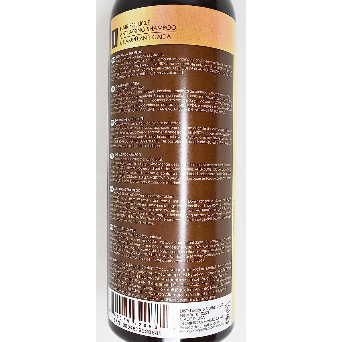 Dominican Magic Hair Follicle Anti-Aging Shampoo & Treatment 15.87oz Duo "Set"