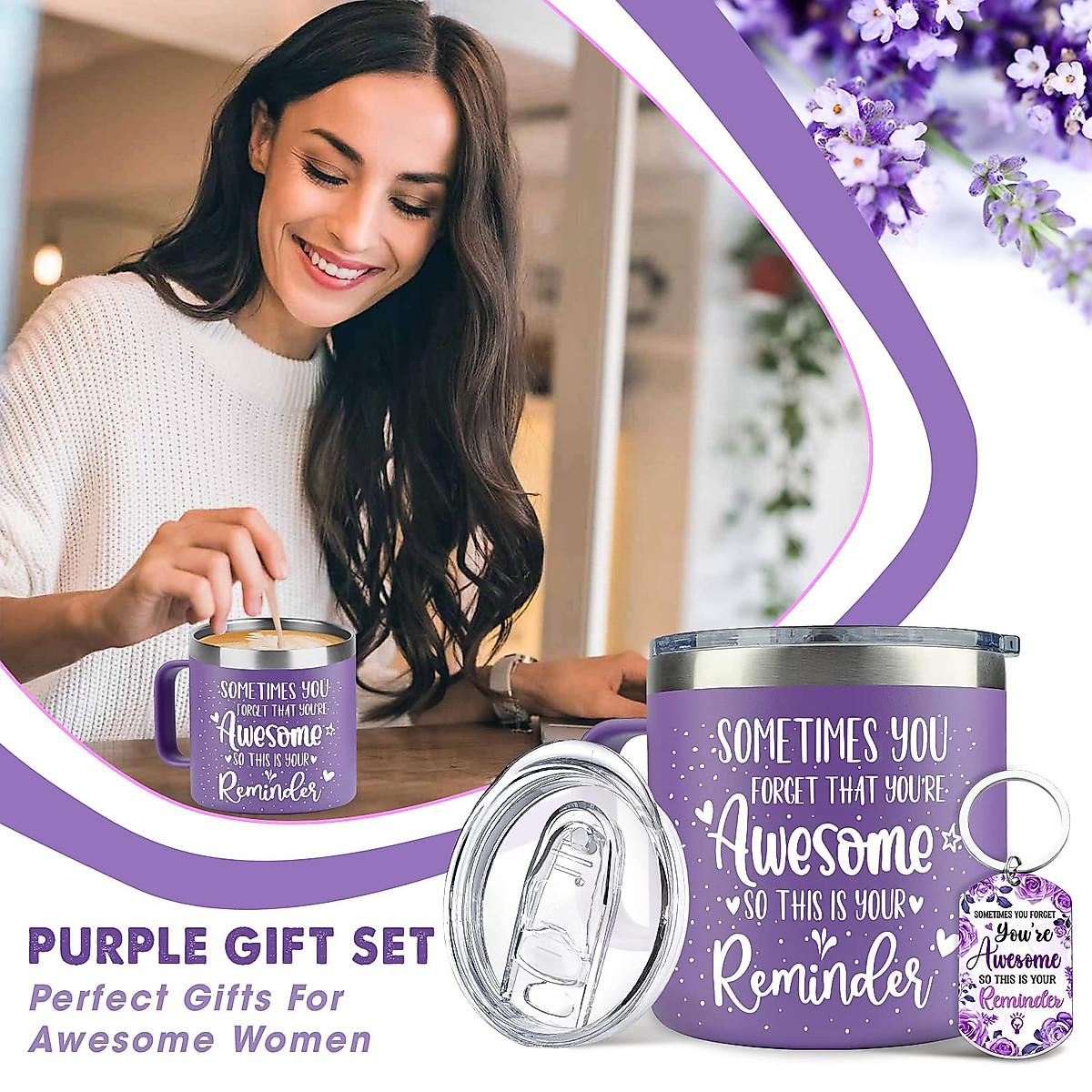 Inspirational Gifts For Women, Her, Ladies - Mothers Day Gift For Mom, Daughter, Sister, Woman Friend - Thank you Gifts, Appreciation Gifts For Coworker, Boss, Teacher, Nurse - Woman Coffee Mug 14oz