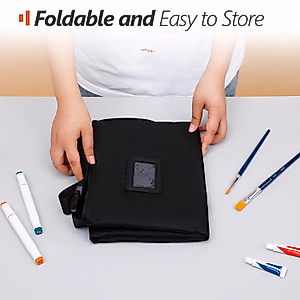 Large Size Art Portfolio Bag with Nylon Shoulder, 24 x 36 inches Light Weight Poster Storage Bag Board Holder with Handle and Zipper for Poster, Sketching and Drawing