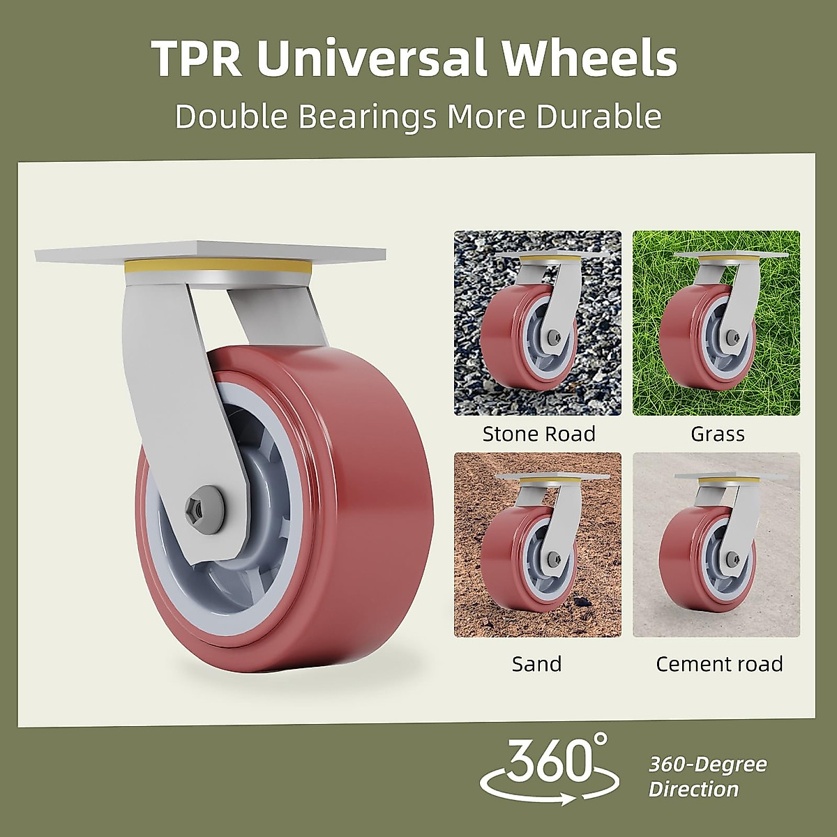 Lomive Heavy Duty Drywall Cart 3000 lbs Capacity Folding Panel Dolly Handling Wall Panel, Sheetrock, Lumber, Glass, 4 Swivel Wheels and Expandable Rubber Pad Bracket - Black 2MM Thickness Plate