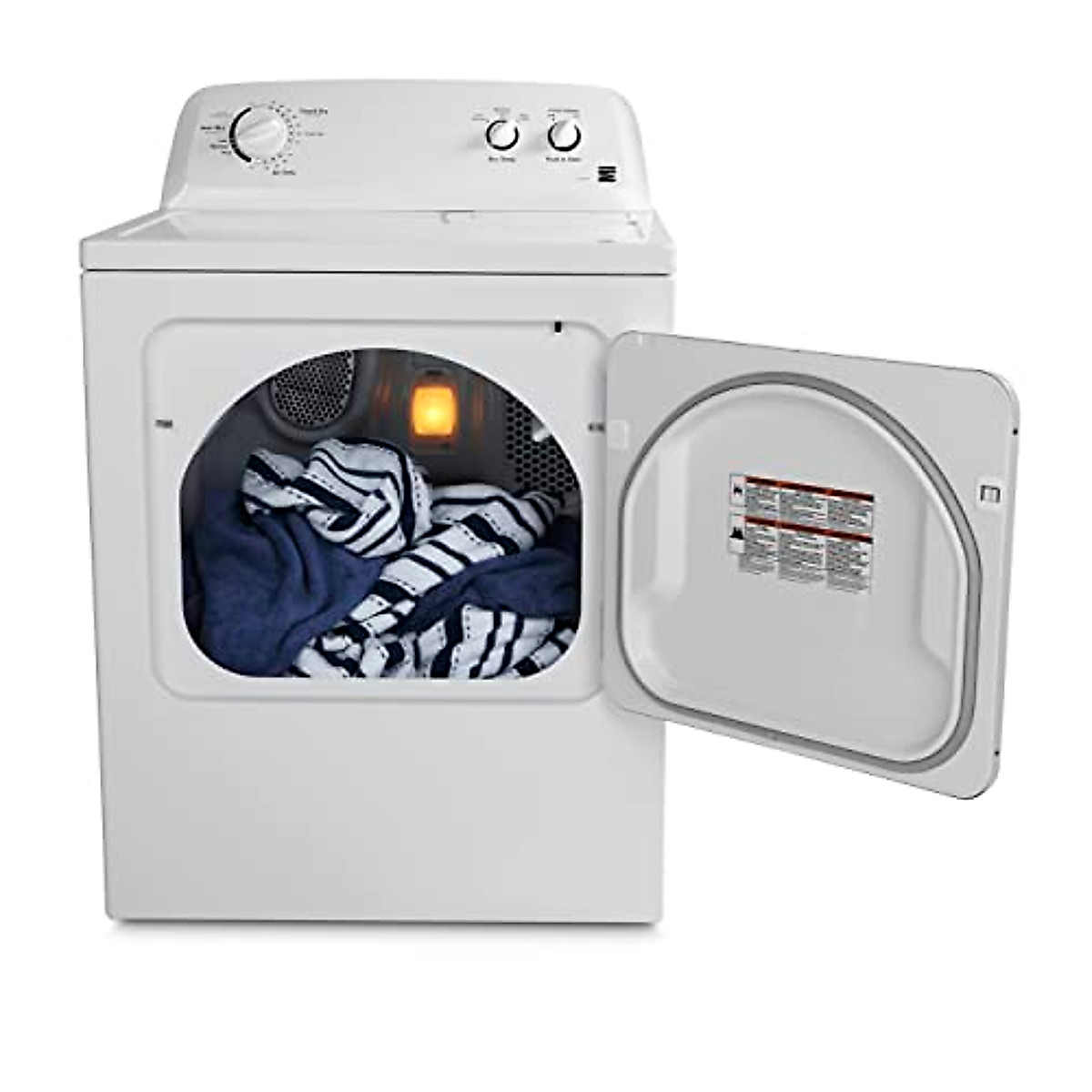 Kenmore 29" Front Load Electric Dryer with Wrinkle Guard and 7.0 Cubic Ft. Total Capacity, White