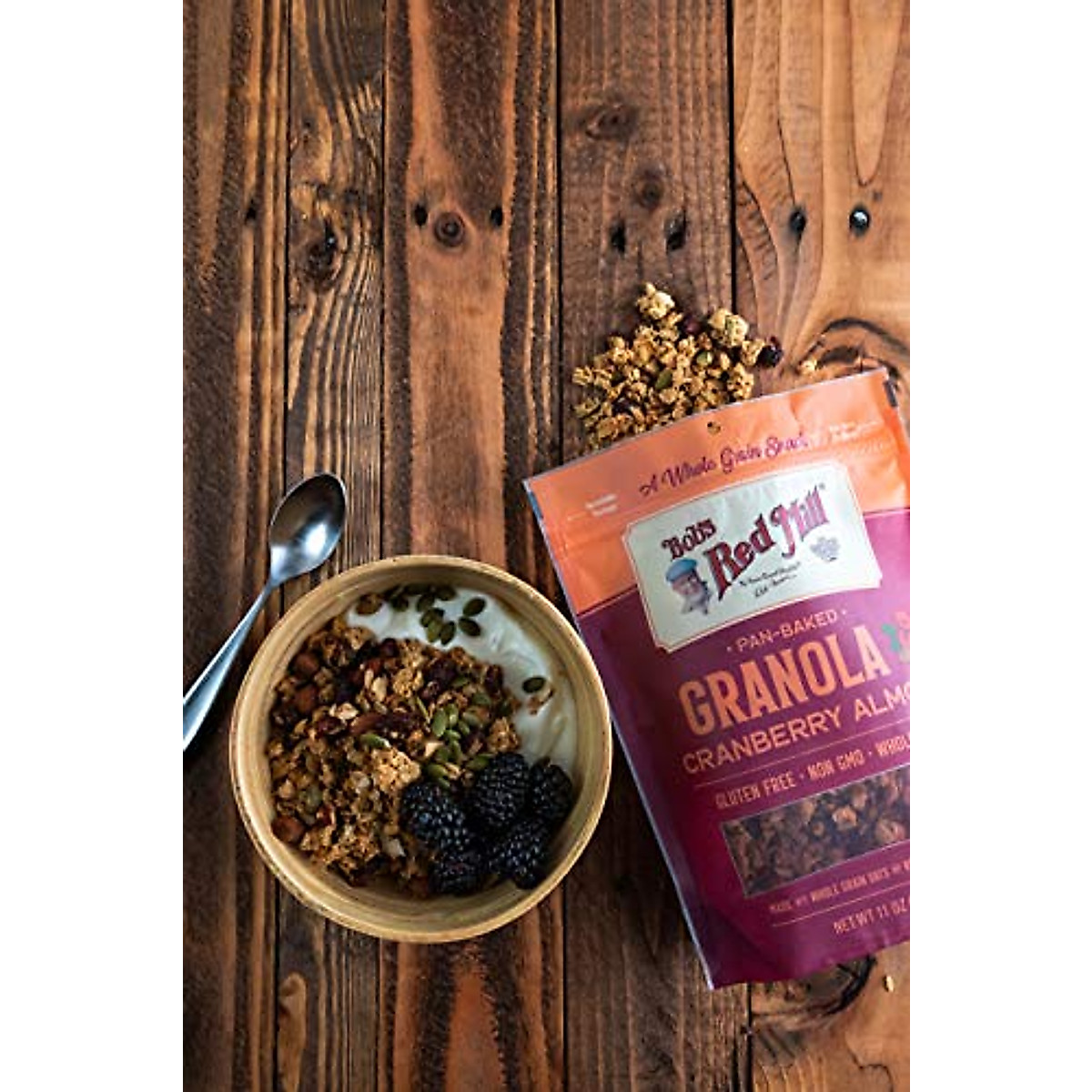 Bob's Red Mill Homestyle Cranberry Almond Granola, 11-ounce (Pack of 6)