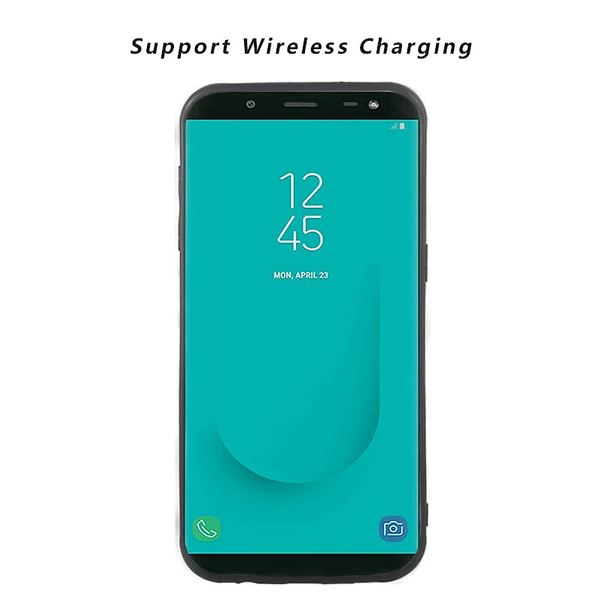 ELISORLI Compatible with Samsung Galaxy J6 2018 Case Rugged Thin Slim Soft Cell Accessories Protection Anti-Slip Fit Rubber TPU Mobile Phone Cover for Gaxaly On6 SM J600 J600G J600F Women Men Blue