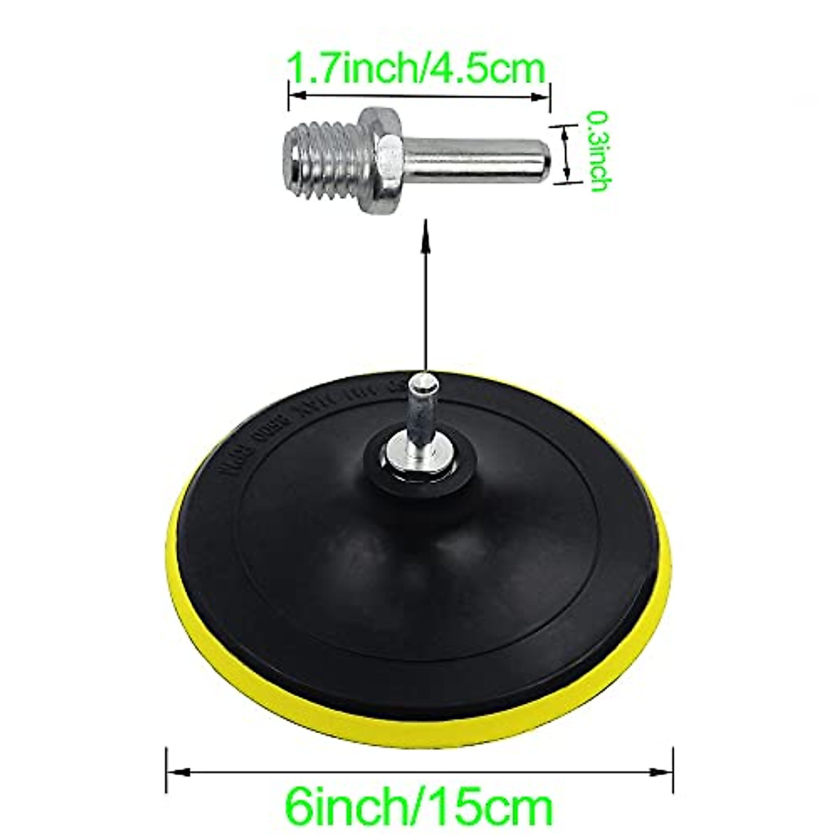 Polishing Pads: Wool Polishing Buffing Pads 3 PCS 6 Inch Wool Polishing Pads Buffing Polishing Pads Cleaner for Car Polishing with M14 Drill Adapter