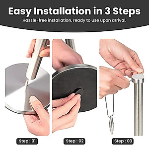 Experience The Difference with Our Revolutionary Paper Towel Holder. Simplify Your Kitchen or Dining Routine, Keep Your Countertop Organized, and Enjoy The Convenience You Deserve. (Silver)