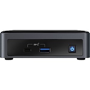 Intel NUC 10 Performance NUC10i7FNKN Barebone System - Mini PC - Socket BGA-1528-1 x Processor Support Core i7 10th Gen i7-10710U Hexa-core (6 Core)