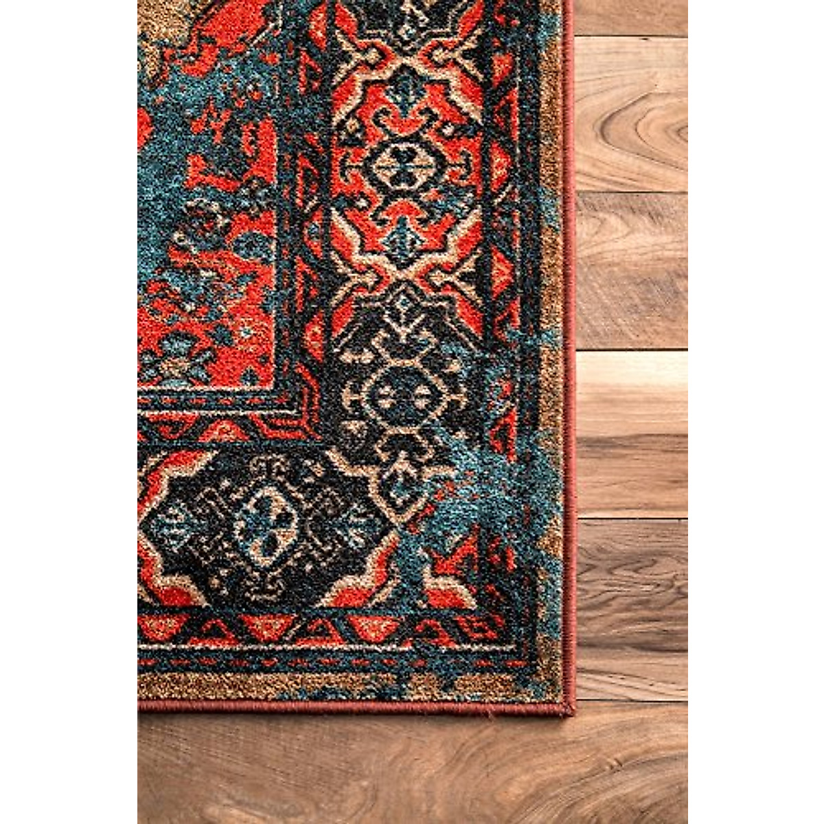 nuLOOM Lavonna Distressed Tribal Area Rug, 5' x 8', Multi