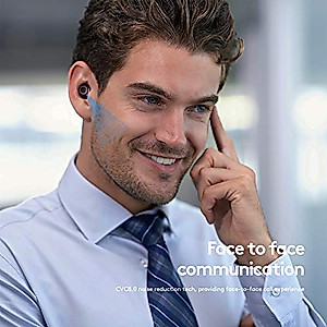 Xmythorig True Wireless Earbuds Bluetooth Headphones, IPX6 Waterproof Touch Control Earphone, CVC8.0 Noise Reduction for Clear Call, HiFi Stereo Deep Bass Audio in-Ear Headset w/Mic for Sports…