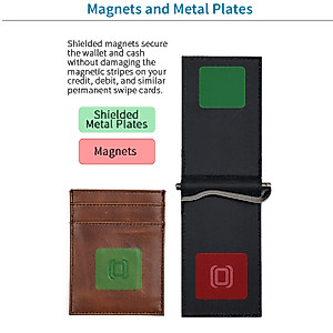 Dockem The Rȳd with Cash Corral Minimalist Modular Wallet, Genuine Leather