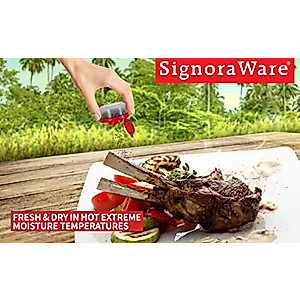 Salt and Pepper Shakers Moisture Proof Mini Salt Shaker to go Camping Picnic Outdoors Kitchen Lunch Boxes Travel Spice Set Clear with colored lids Plastic Airtight Spice Jar Dispenser (Small, 3 pack)