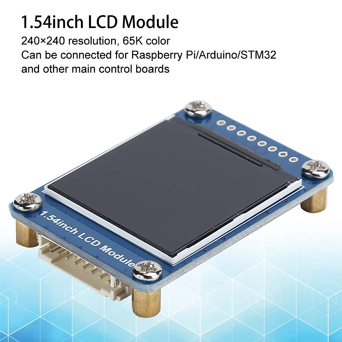 240X240 St7789 LCD Module IPS Screen, 1.54Inch Monitor IPS LCD Display Display Screen Board 262K Color Display Screen for Raspberry Pi//STM32